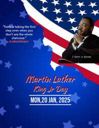MLK Martin Luther King Jr Day Poster 2025 Template | PosterMyWall