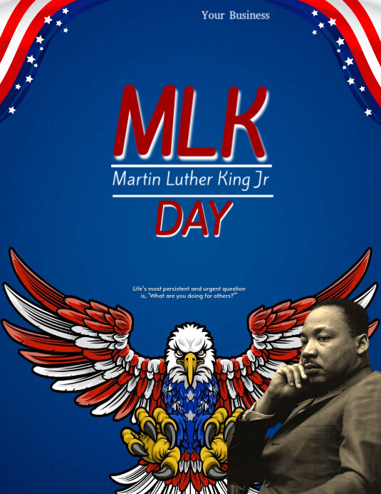 Martin Luther King Jr Day Flyer Template 2025 | PosterMyWall