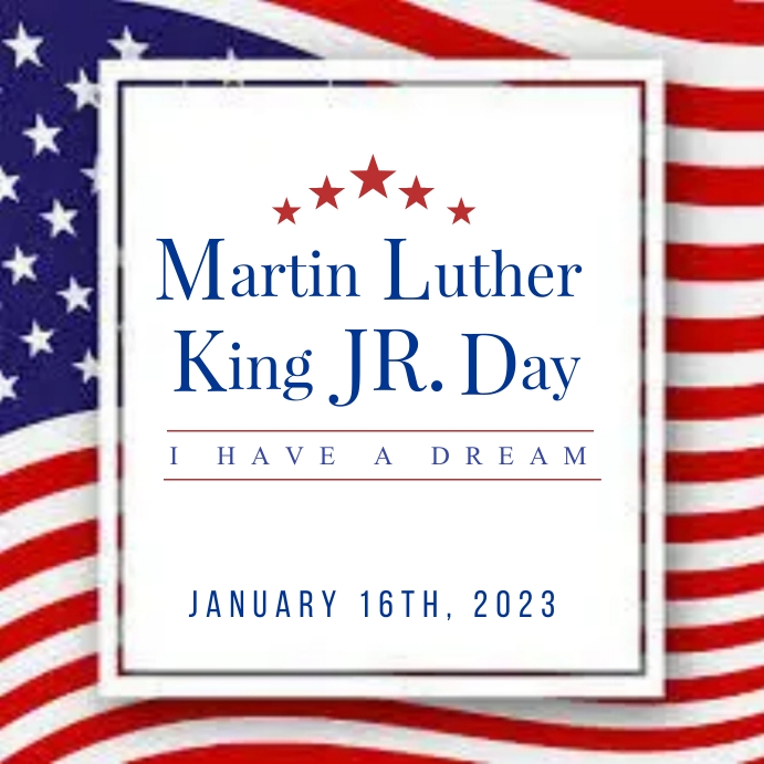 Martin Luther King Jr Day Instagram Post. Template | PosterMyWall