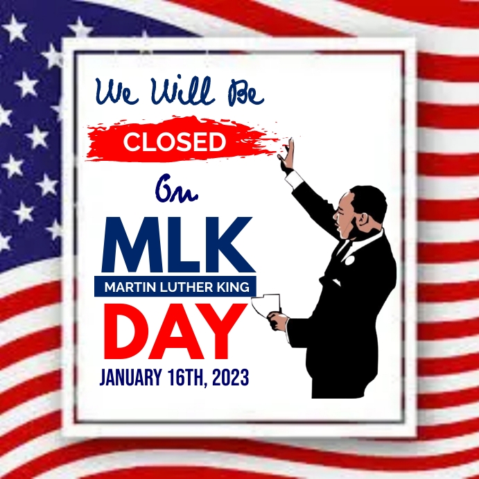 Martin Luther King Jr Day Instagram Post. Template | PosterMyWall