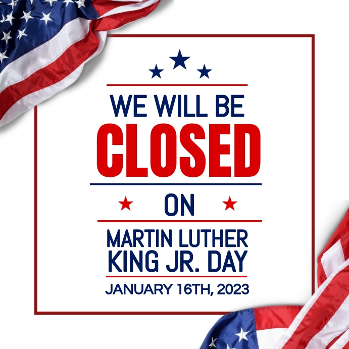 Martin Luther King Jr Day Instagram Post. Template | PosterMyWall