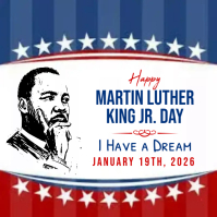 Martin Luther King Jr Day Instagram Post. Template | PosterMyWall