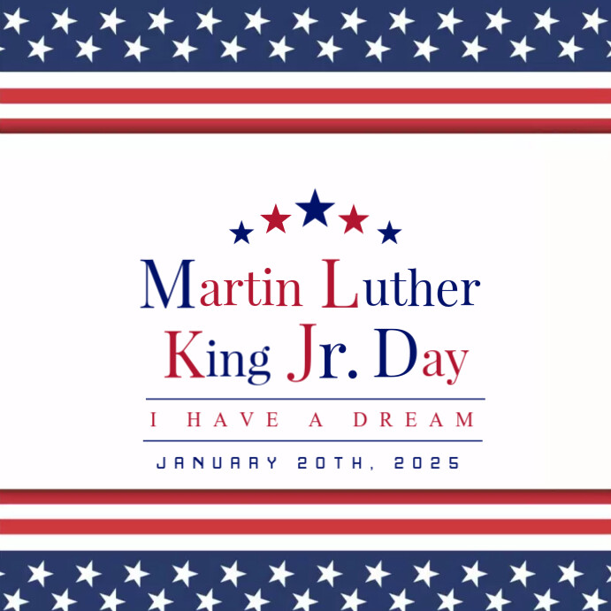 Copy of Martin Luther King Jr Day Instagram Post. | PosterMyWall