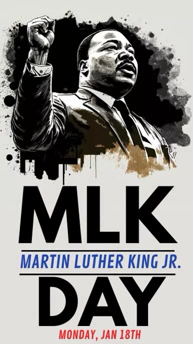 Martin Luther King Jr Day instagram story Template | PosterMyWall