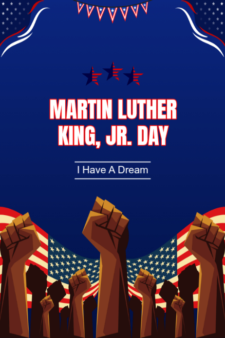 Martin Luther king Jr Day Poster 2026 Template | PosterMyWall