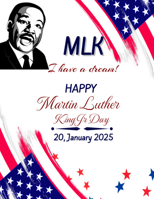 Copy of Martin Luther King Jr Day Template 2025 | PosterMyWall
