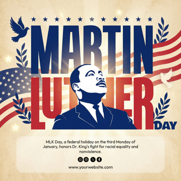 Martin Luther King Jr Template | PosterMyWall