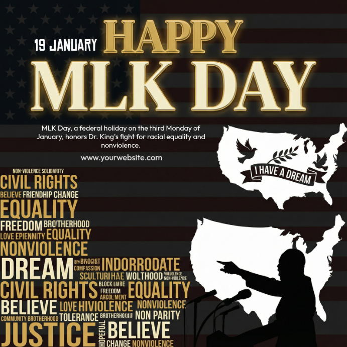 Martin Luther King Jr Template | PosterMyWall