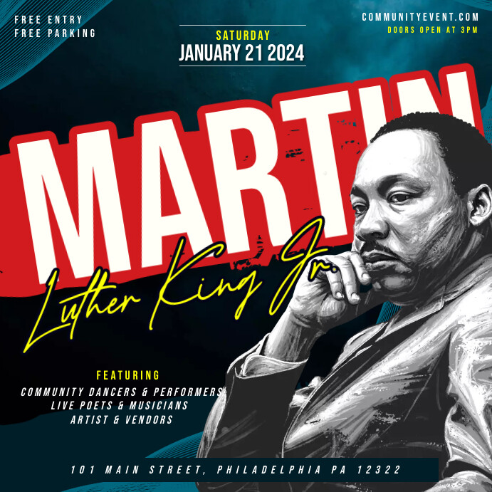 Martin Luther King Jr Template | PosterMyWall