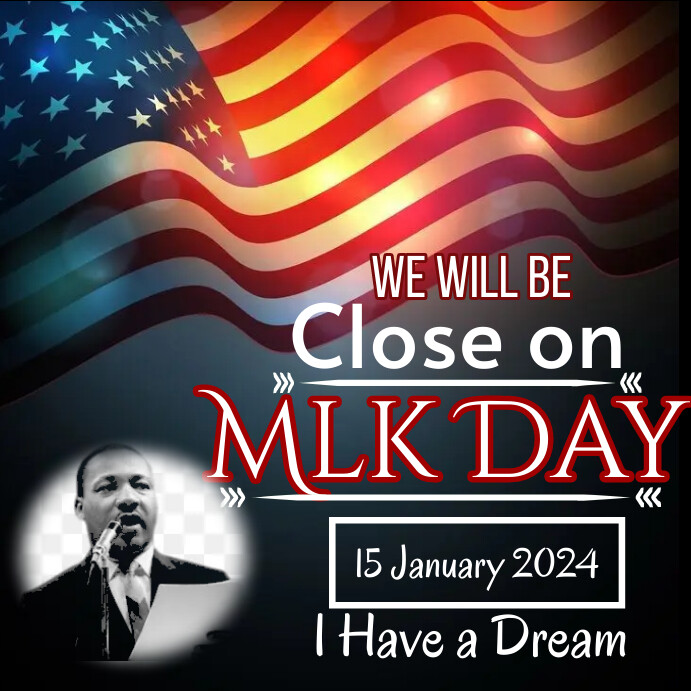 Martin Luther king Jr Instagram post (1) Template | PosterMyWall