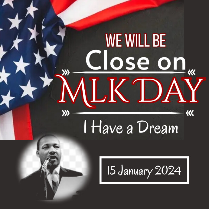 Martin Luther king Jr Instagram post (2) Template | PosterMyWall