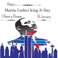 Martin Luther king Jr Instagram post Template | PosterMyWall