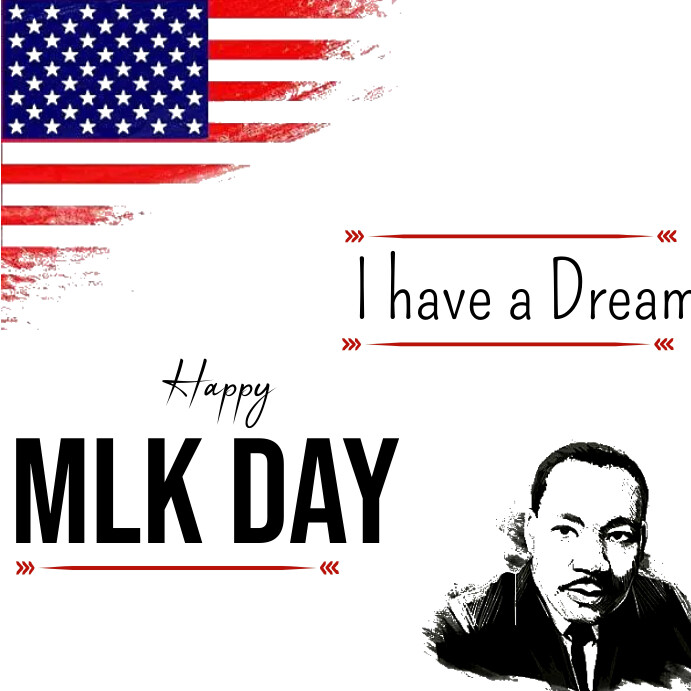Martin Luther king Jr Instagram post Template | PosterMyWall