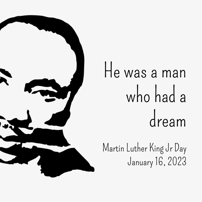 Martin Luther king Jr Instagram post template | PosterMyWall