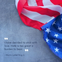 Martin Luther King Jr. Day Instagram Post Template | PosterMyWall