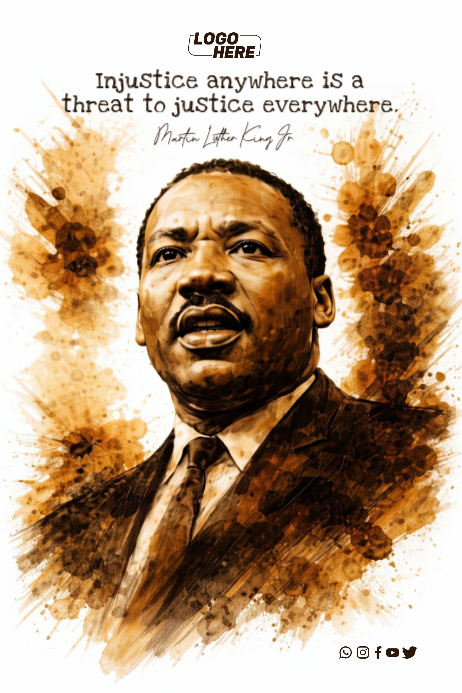 Martin Luther King Jr. Day Template | PosterMyWall
