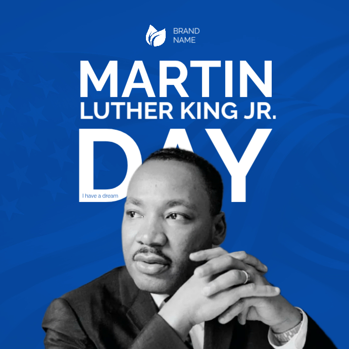 Martin Luther king Jr. Day flyer design Template | PosterMyWall