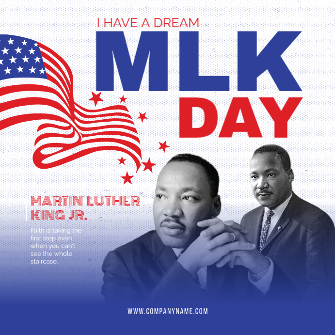 Martin Luther King Jr. day flyer template | PosterMyWall