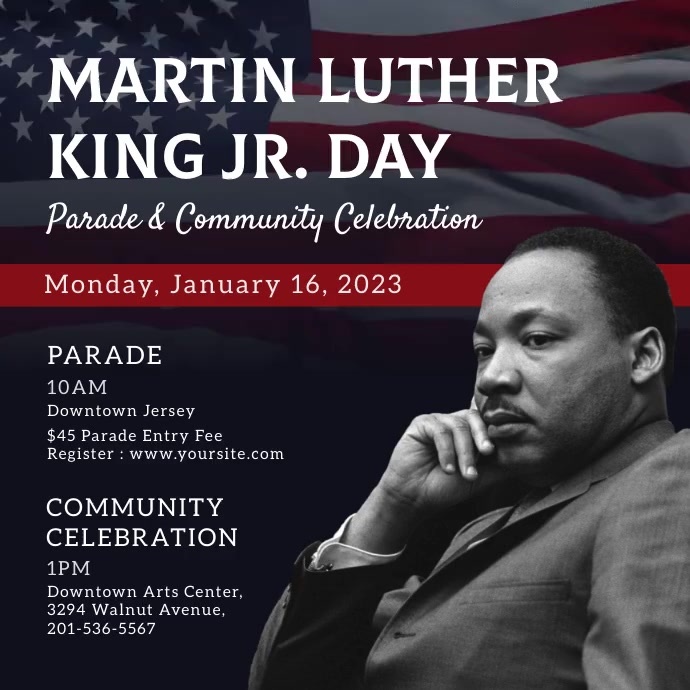 Martin Luther King Jr. Day Post Template | PosterMyWall