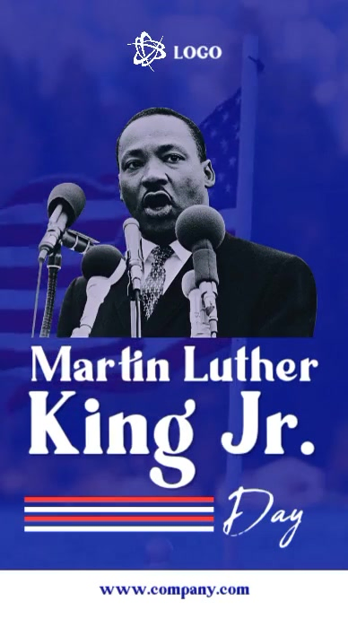 Modèle Martin Luther King Jr. Day template | Martin Luther day design ...