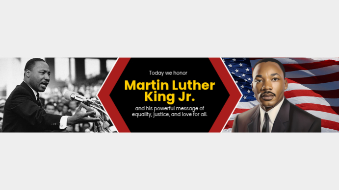 Martin Luther King Jr. Day - YouTube Cover Template | PosterMyWall