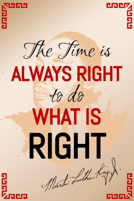 Martin Luther King Jr. MLK Day Template | PosterMyWall