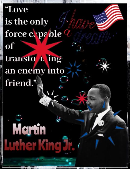 Martin Luther King Jr. quotes flyer template | PosterMyWall