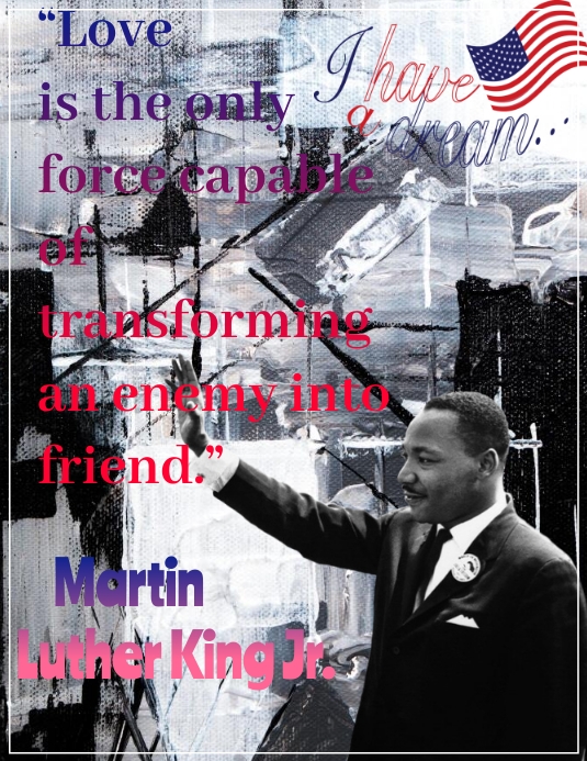 Copy of Martin Luther King Jr. quotes flyer template | PosterMyWall