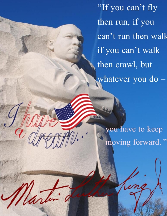 Copy of Martin Luther King Jr. quotes flyer template | PosterMyWall