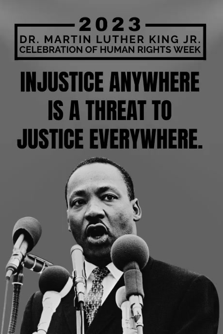 Martin Luther King MLK Day Black History Mont Template | PosterMyWall