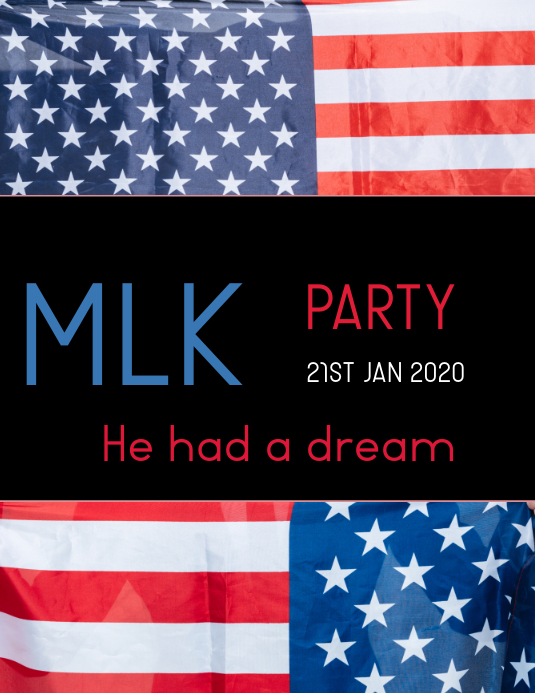 Martin Luther king party Template | PosterMyWall