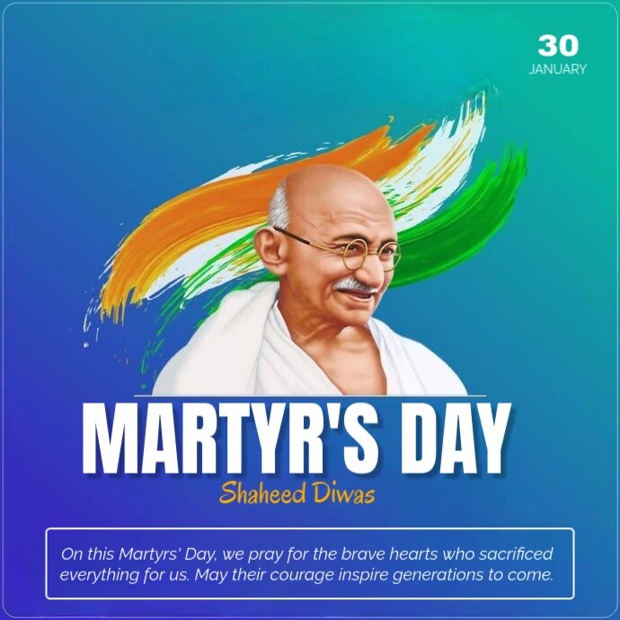 Martyr's Day celebration Template | PosterMyWall