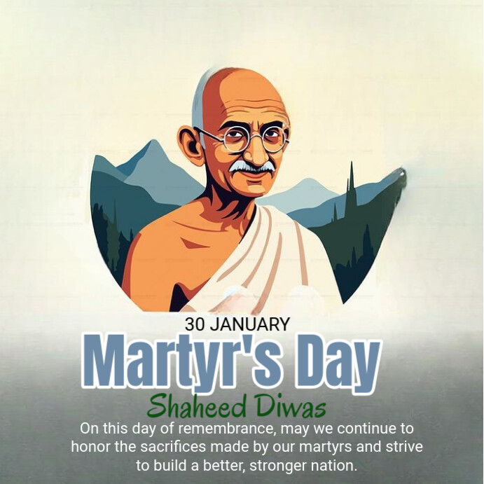 Martyr's Day Template | PosterMyWall