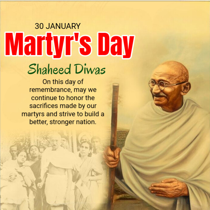 Martyr's Day Template | PosterMyWall