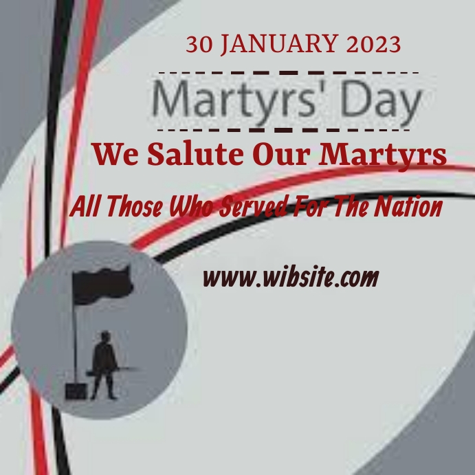 Martyrs day Instagram post Template | PosterMyWall