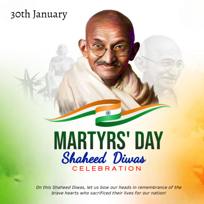 Martyrs Day poster Template | PosterMyWall