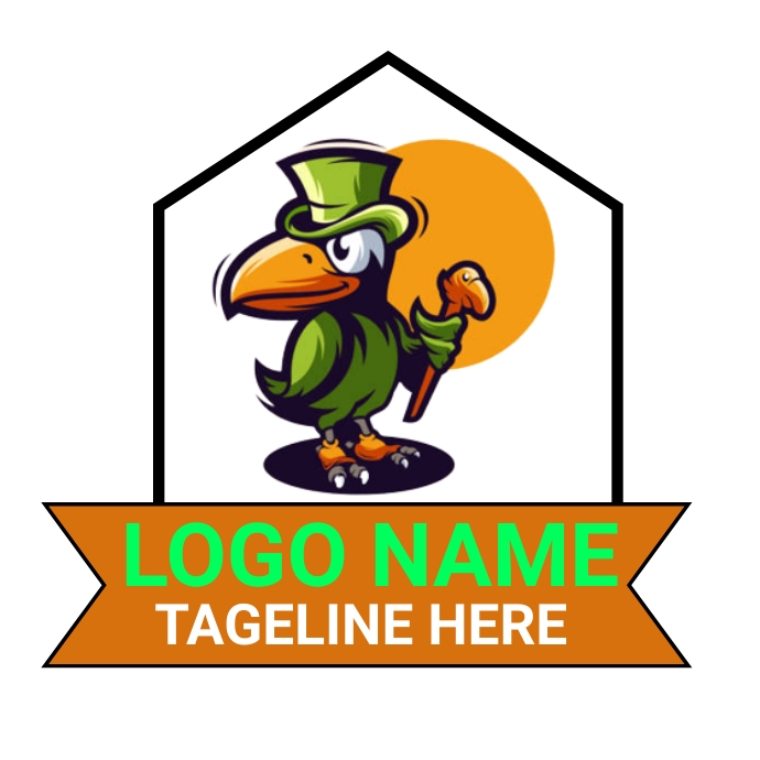mascot parrot logo Template | PosterMyWall