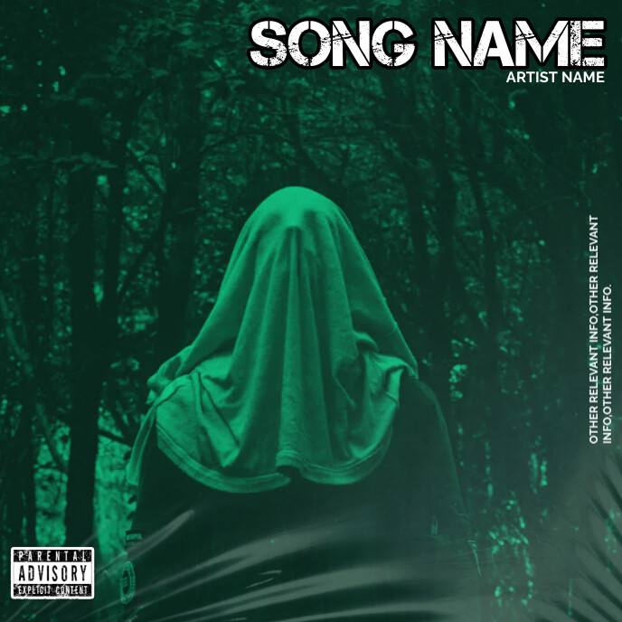 Mask Album Cover Template | PosterMyWall