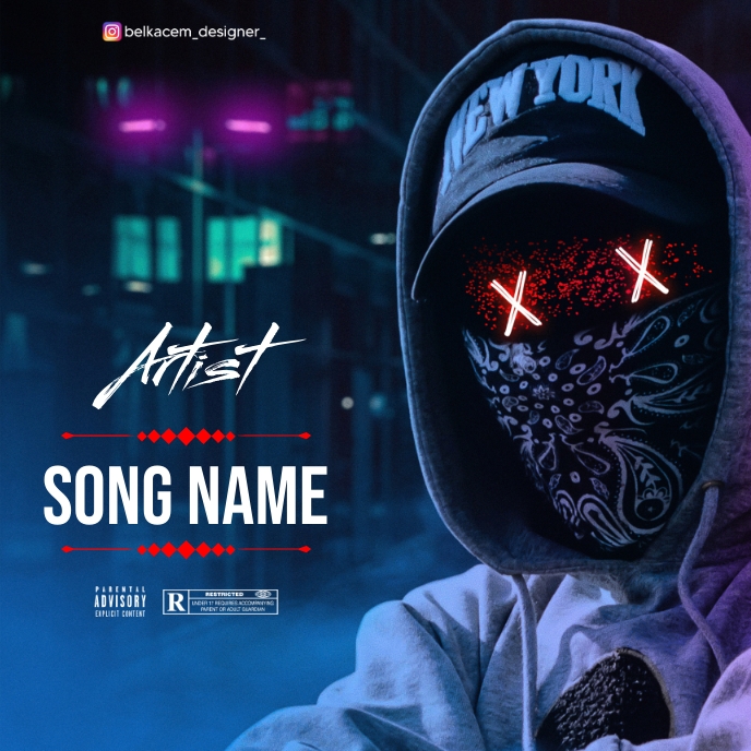 mask mixtape cover Template | PosterMyWall