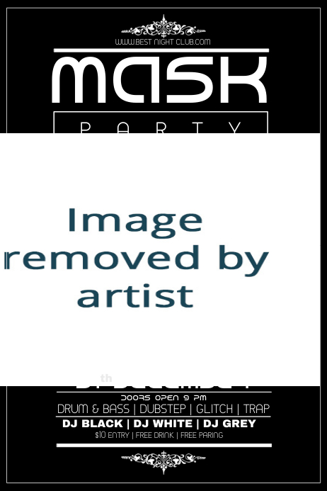 Mask Party Template | PosterMyWall
