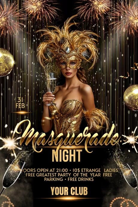 Plantilla de Masquerade | PosterMyWall