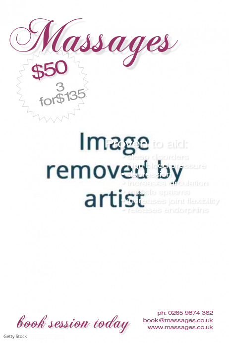 Massage Poster Template | PosterMyWall
