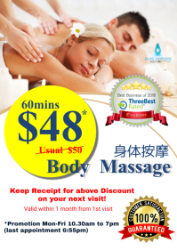 Customizable Design Templates for Massage Flyer | PosterMyWall