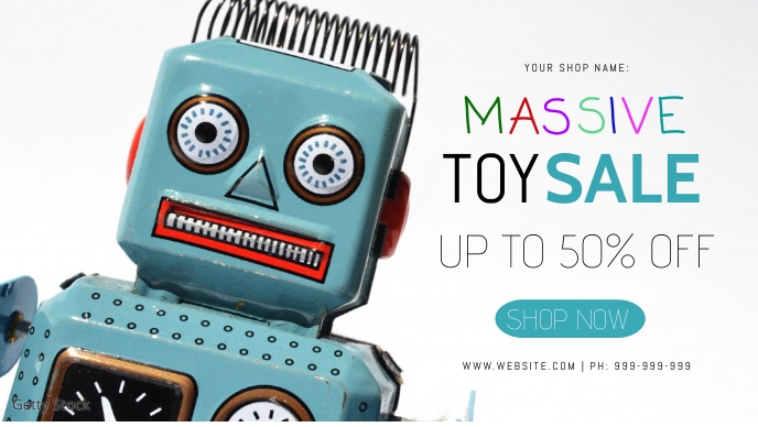 Massive Toy Sale Facebook Event Cover Template | PosterMyWall