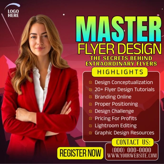 Master Flyer Design Ads Template | PosterMyWall
