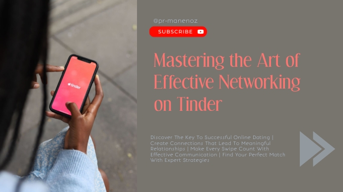 Mastering Tinder Connections: Proven Strategi Template | PosterMyWall