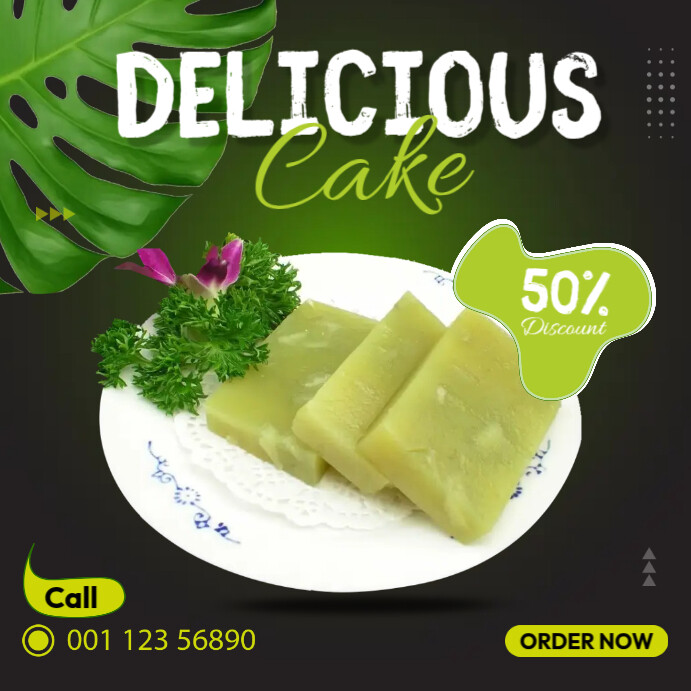 Match Cake Menu Template | PosterMyWall