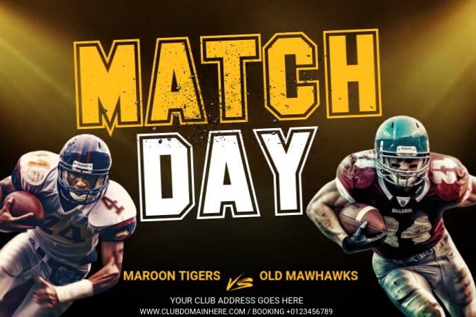 Copy of Match Day Banner | PosterMyWall