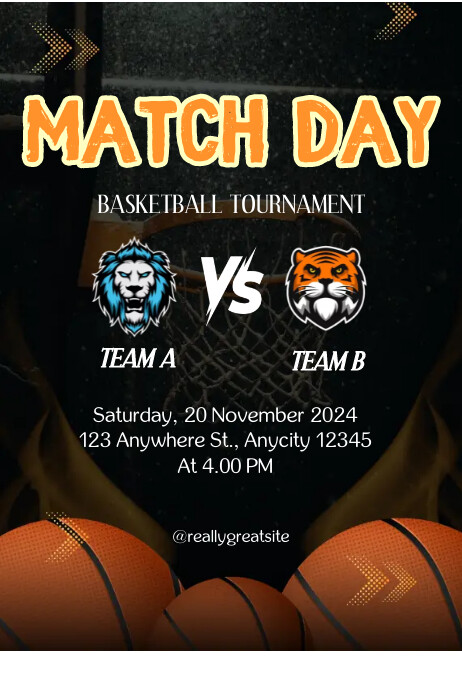 Match Day Template | PosterMyWall