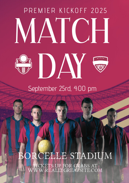 Match Day Template | PosterMyWall